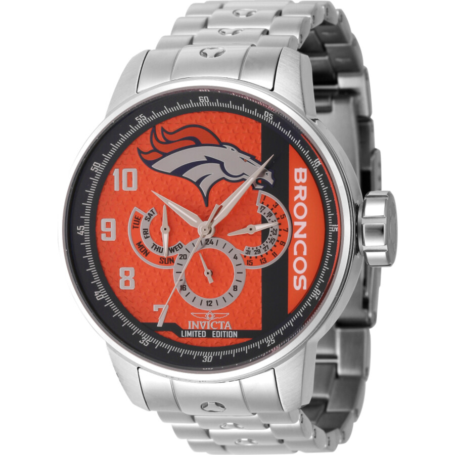Invicta NFL Denver Broncos GMT Quartz Men's Watch 45139 886678599370 ...