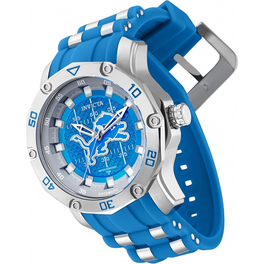 Invicta NFL Detroit Lions Automatic Blue Dial Men's Watch 32018 ...