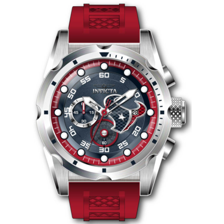 Invicta NFL Houston Texans Chronograph Quartz Men's Watch 45553 ...