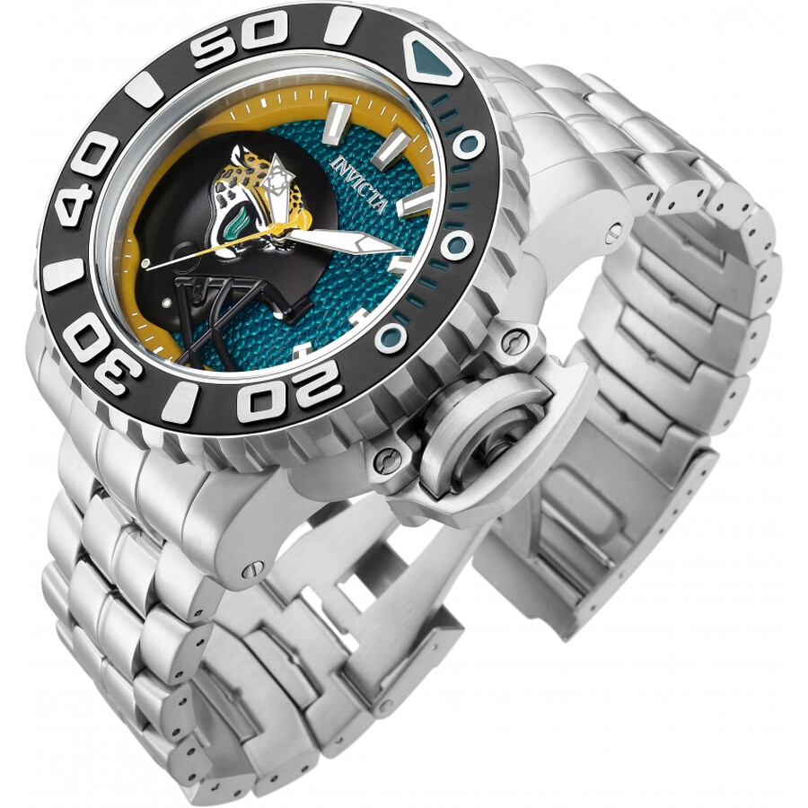 Invicta NFL Jacksonville Jaguars Automatic Blue Dial Men's Watch 33010 ...
