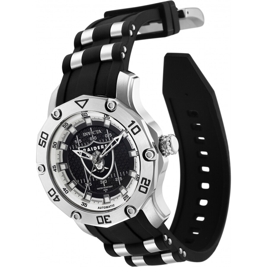 Invicta NFL Las Vegas Raiders Automatic Black Dial Ladies Watch 32894 ...