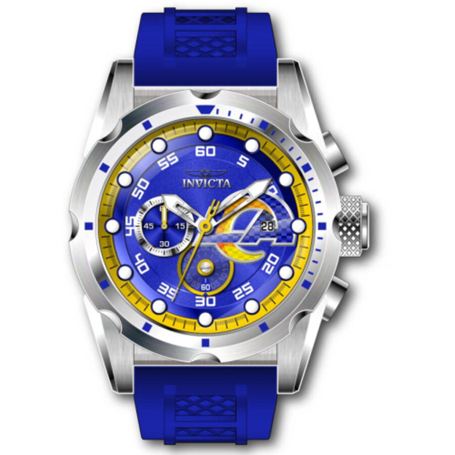 Invicta NFL Los Angeles Rams Chronograph Quartz Men's Watch 45521 ...