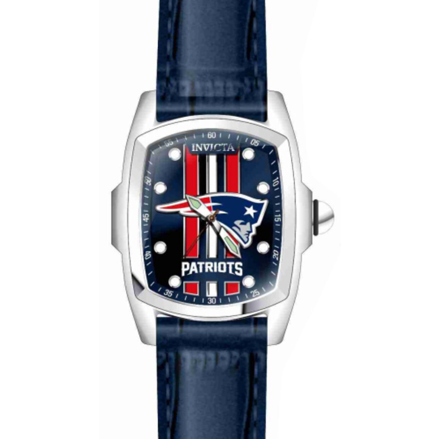 Invicta NFL New England Patriots Quartz Blue Dial Men's Watch 45458 ...