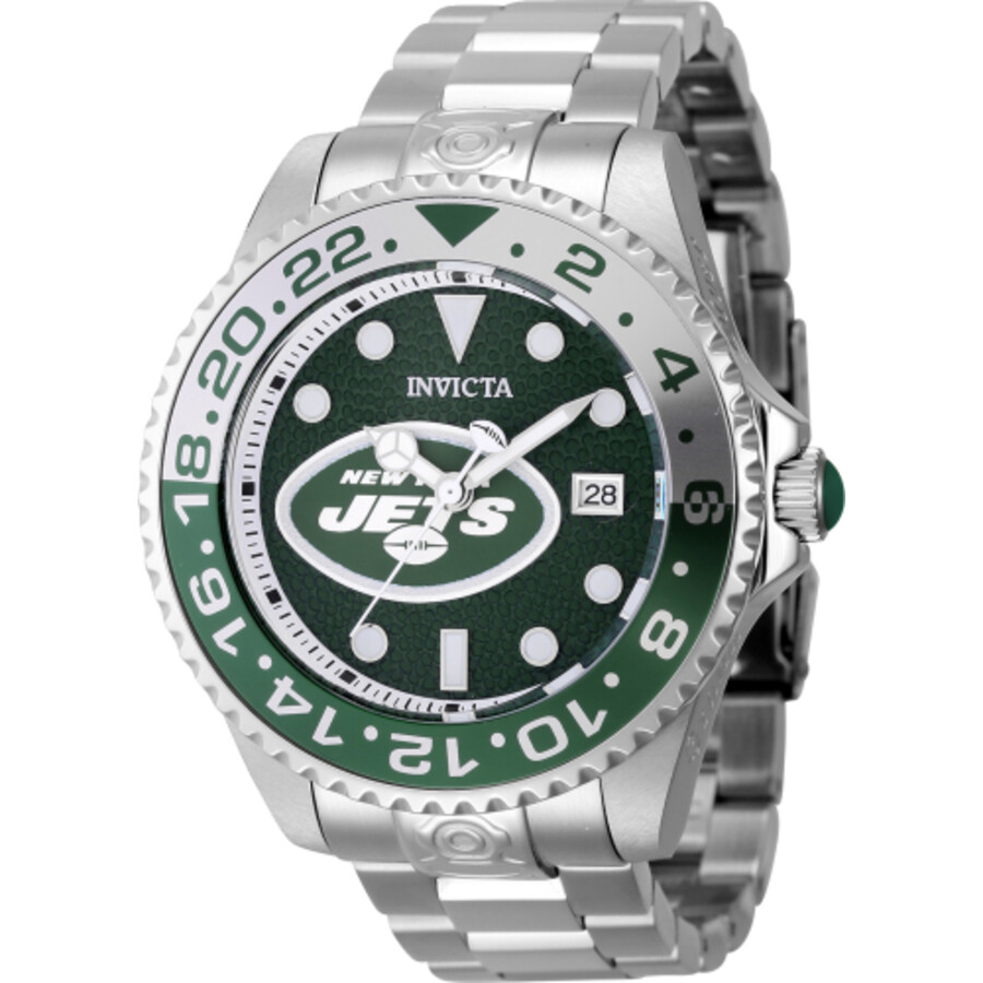 Invicta NFL New York Jets Automatic Dive Green Dial Men's Watch 45035 ...