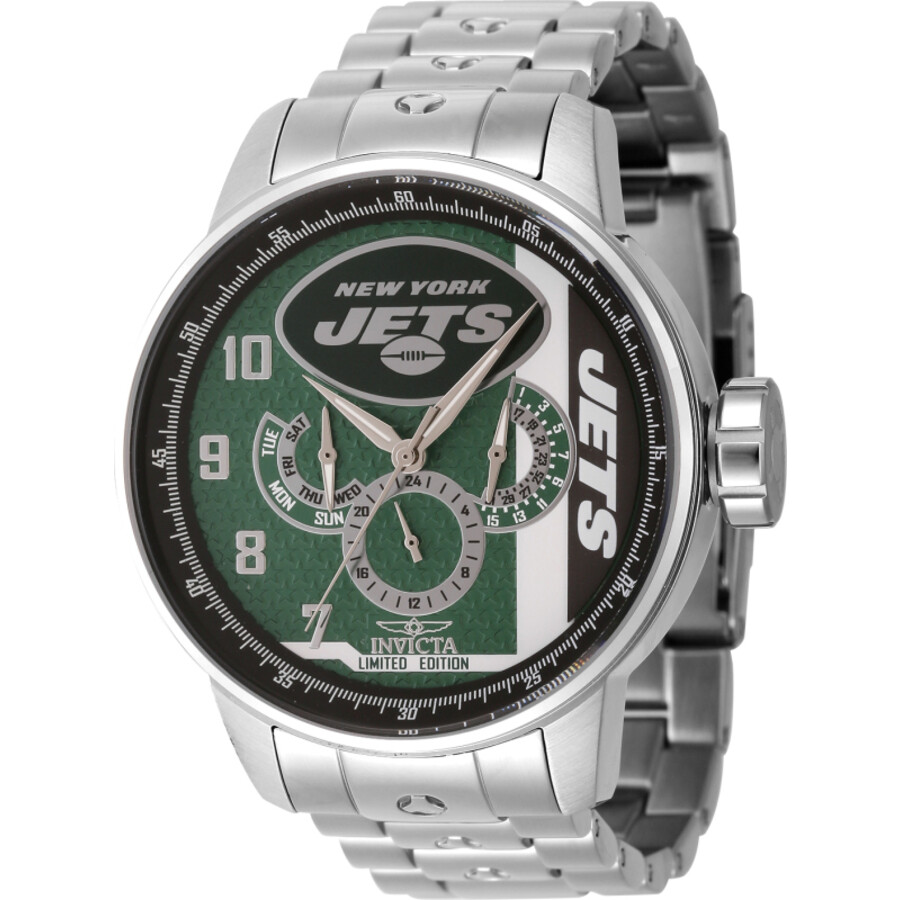 Invicta NFL New York Jets GMT Quartz Men's Watch 45136 886678599349 ...