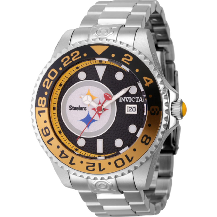 Invicta NFL Pittsburgh Steelers Automatic Date Men's Watch 45024 ...