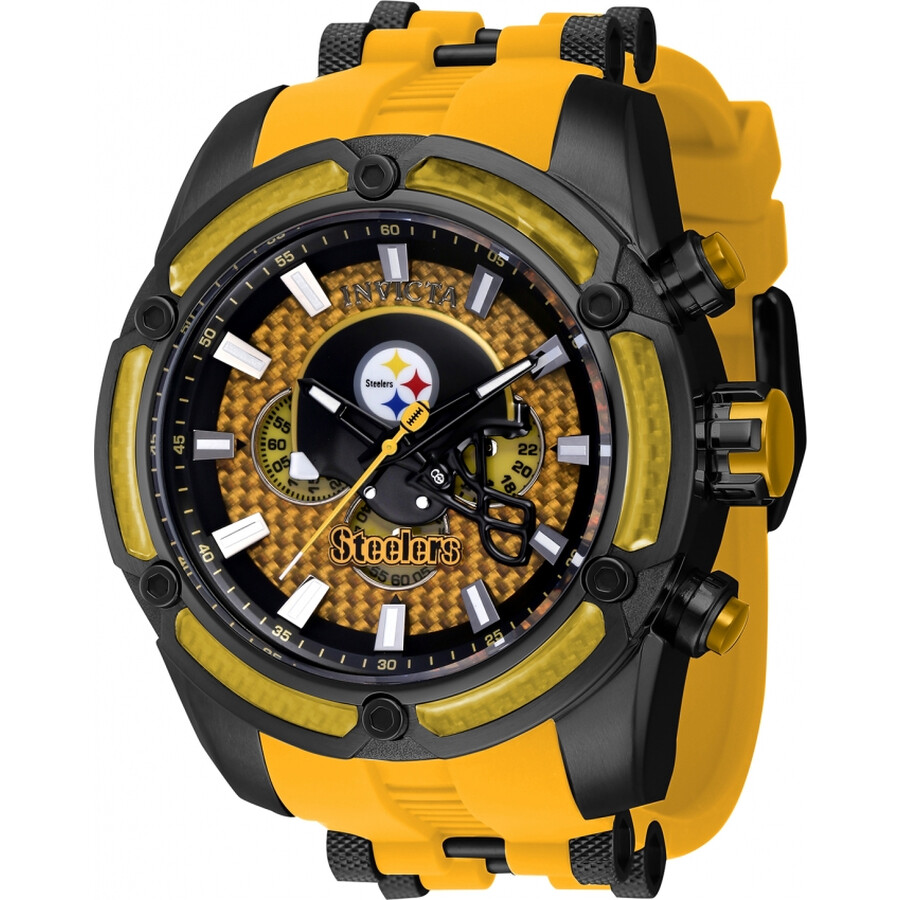 Invicta NFL Pittsburgh Steelers Chronograph Quartz Men's Watch 41869 ...