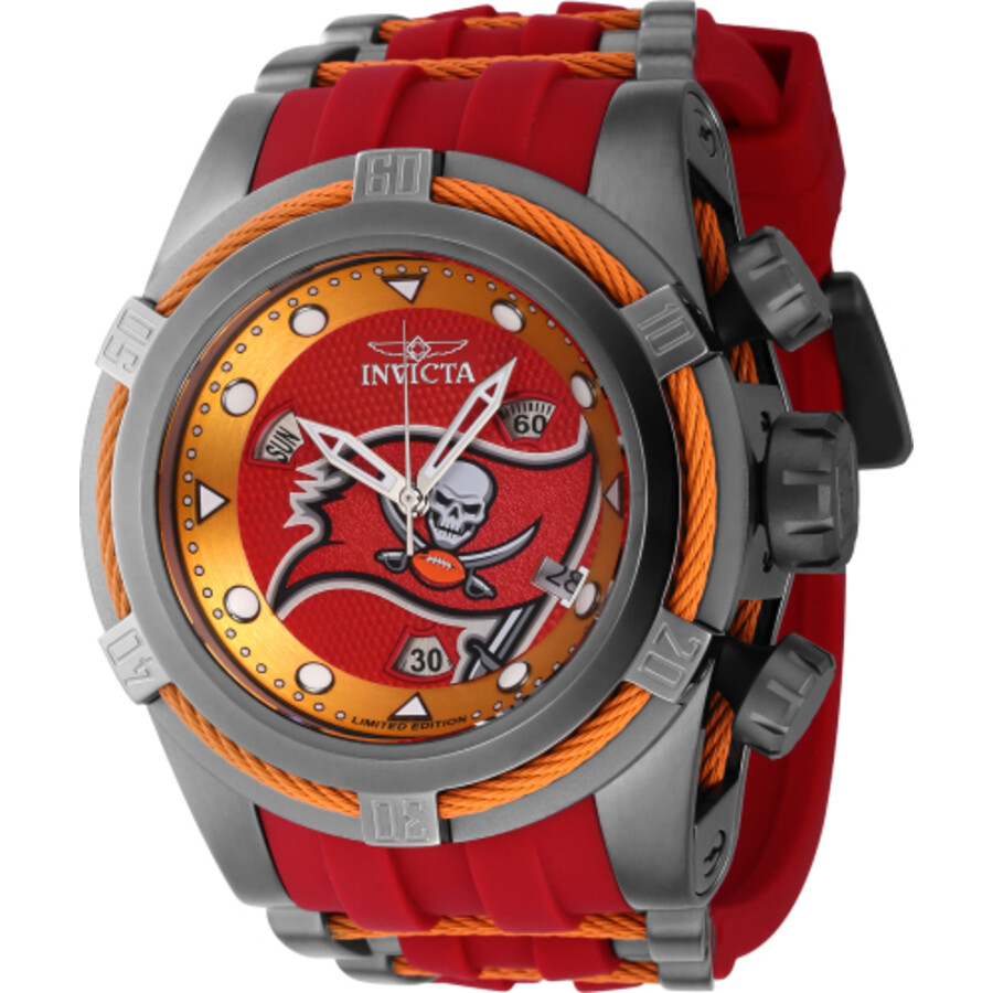 Invicta NFL Tampa Bay Buccaneers Chronograph Quartz Men's Watch 41440 ...