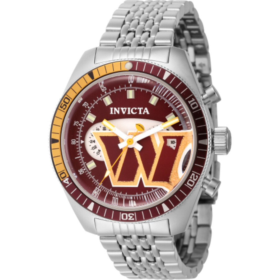 Invicta Nfl Washington Commanders Quartz Red Dial Men's Watch 44995 ...