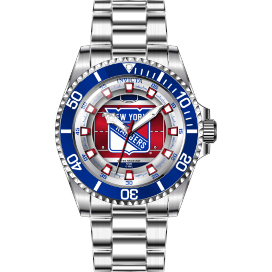 Invicta NHL New York Rangers Quartz Red Dial Ladies Watch 42211 ...