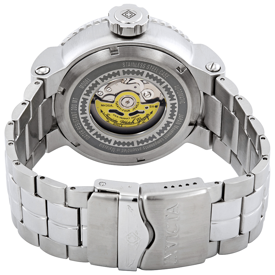 Invicta Pro Diver Automatic Black Dial Stainless Steel Men's Watch ...