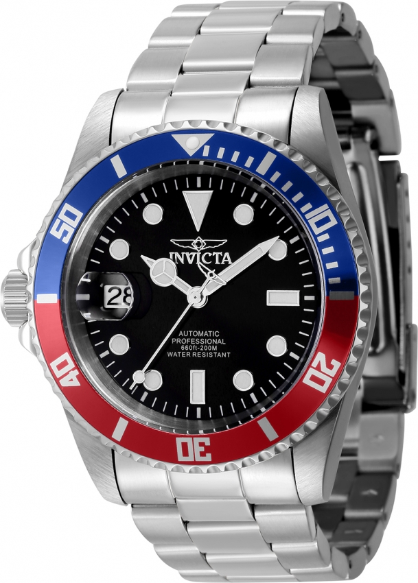 Invicta Pro Diver Automatic Black Dial Pepsi Bezel Lefty Men's Watch ...