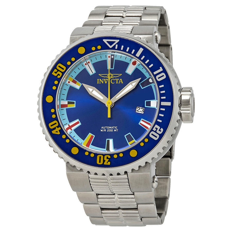 Invicta Pro Diver Automatic Blue Dial Men's Watch 27664 886678331321 ...