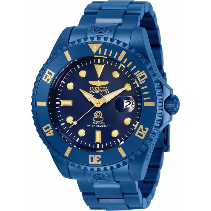 Invicta Pro Diver Automatic Blue Dial Men's Watch 33387 886678396627 ...
