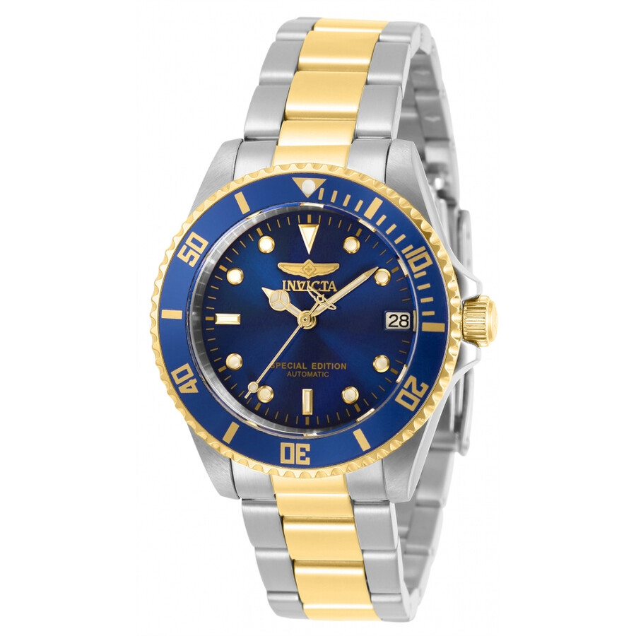 Invicta Pro Diver Automatic Blue Dial Two-tone Ladies Watch 30604 ...