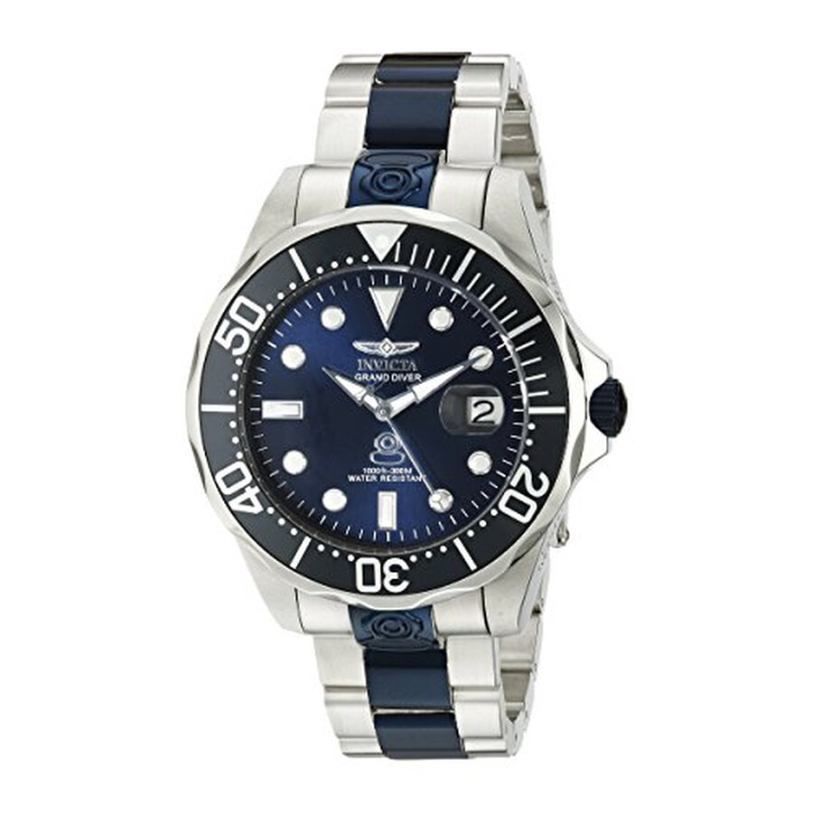 Invicta Pro Diver Automatic Blue Dial Two-tone Men's Watch 19273 ...