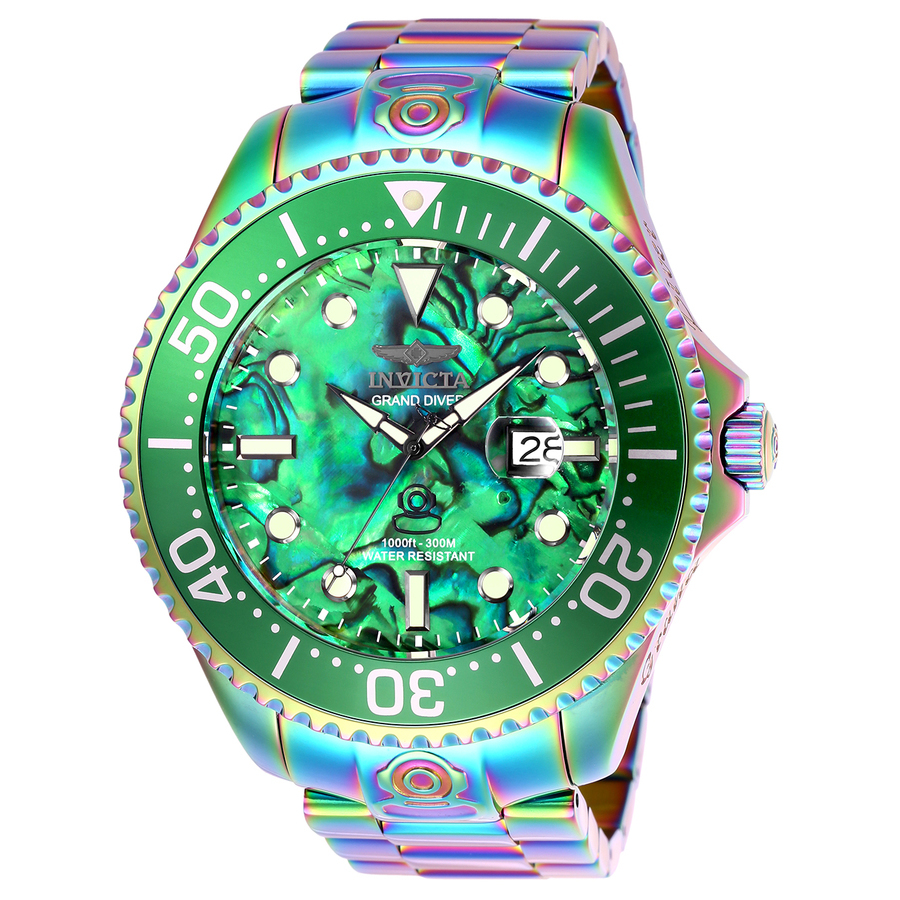 Invicta Pro Diver Automatic Green Dial Men's Watch 26333 886678317288 ...