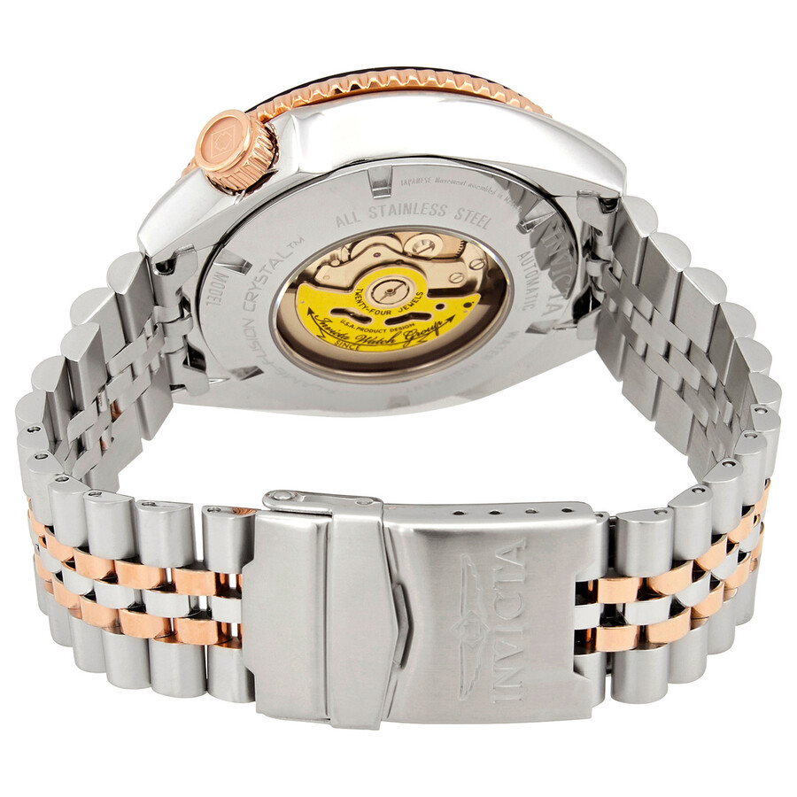 Invicta Pro Diver Automatic Silver Dial Two-tone Men's Watch 30419 ...