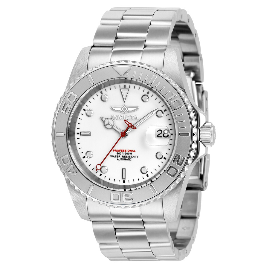 Invicta Pro Diver Automatic White Dial Men's Watch 36744 886678450145 ...