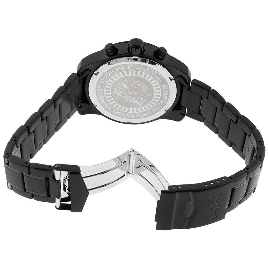 Invicta Pro Diver Chronograph Black Dial Men's Watch 21488 886678263349 ...
