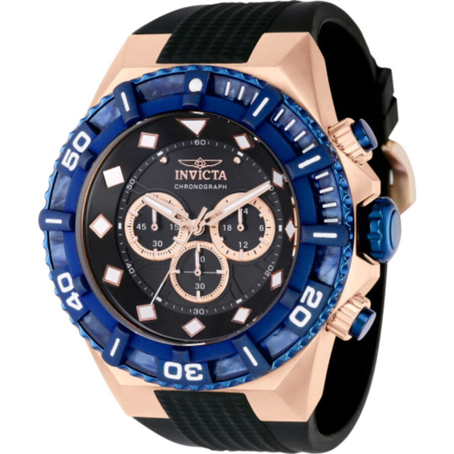 Invicta Pro Diver Chronograph Quartz Black Dial Men's Watch 36040 ...