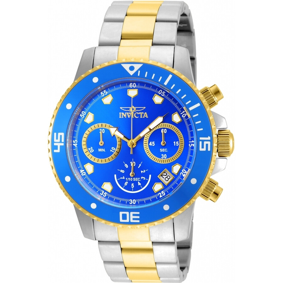 Invicta Pro Diver Chronograph Quartz Blue Dial Men's Watch 21892 ...