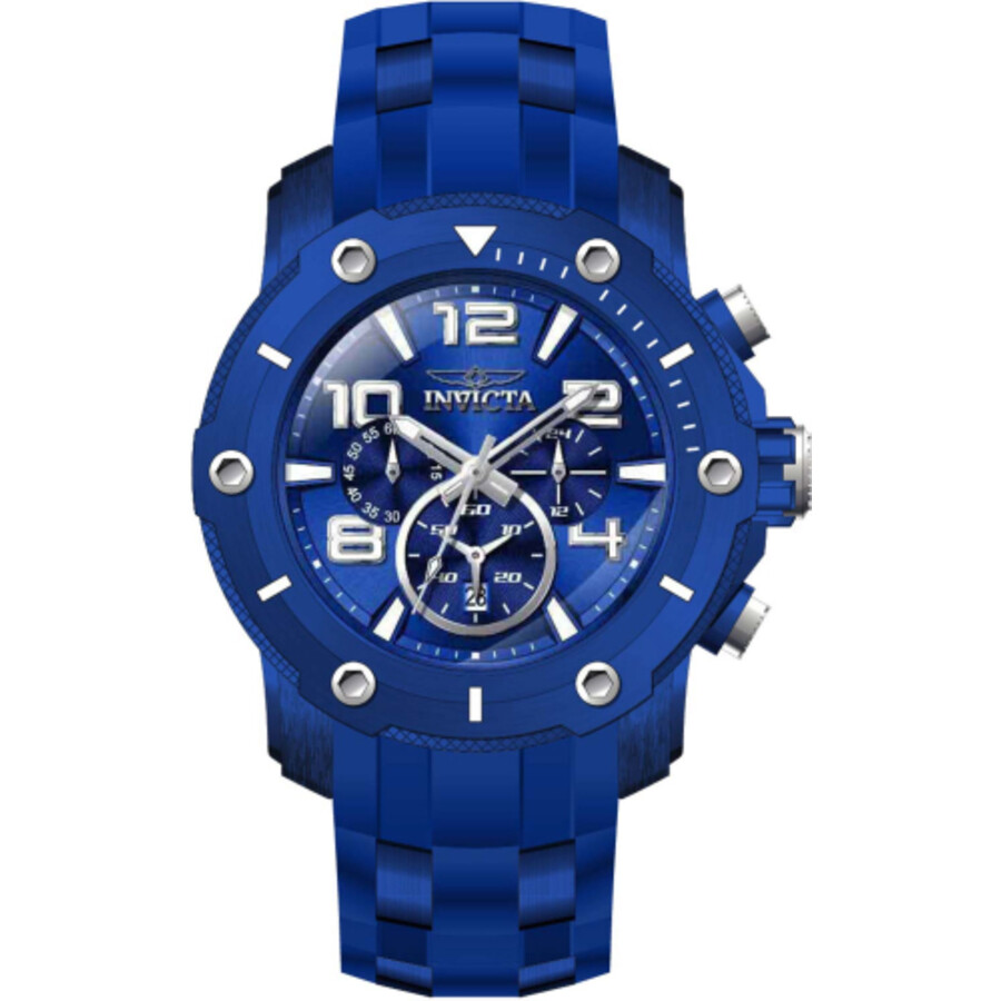 Invicta Pro Diver Chronograph Quartz Blue Dial Men's Watch 40803 ...