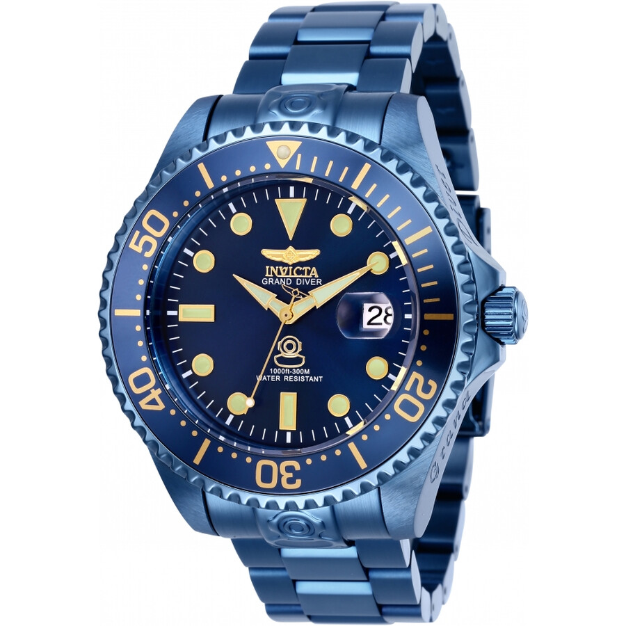 Invicta Pro Diver Date Automatic Blue Dial Men's Watch 27751 ...