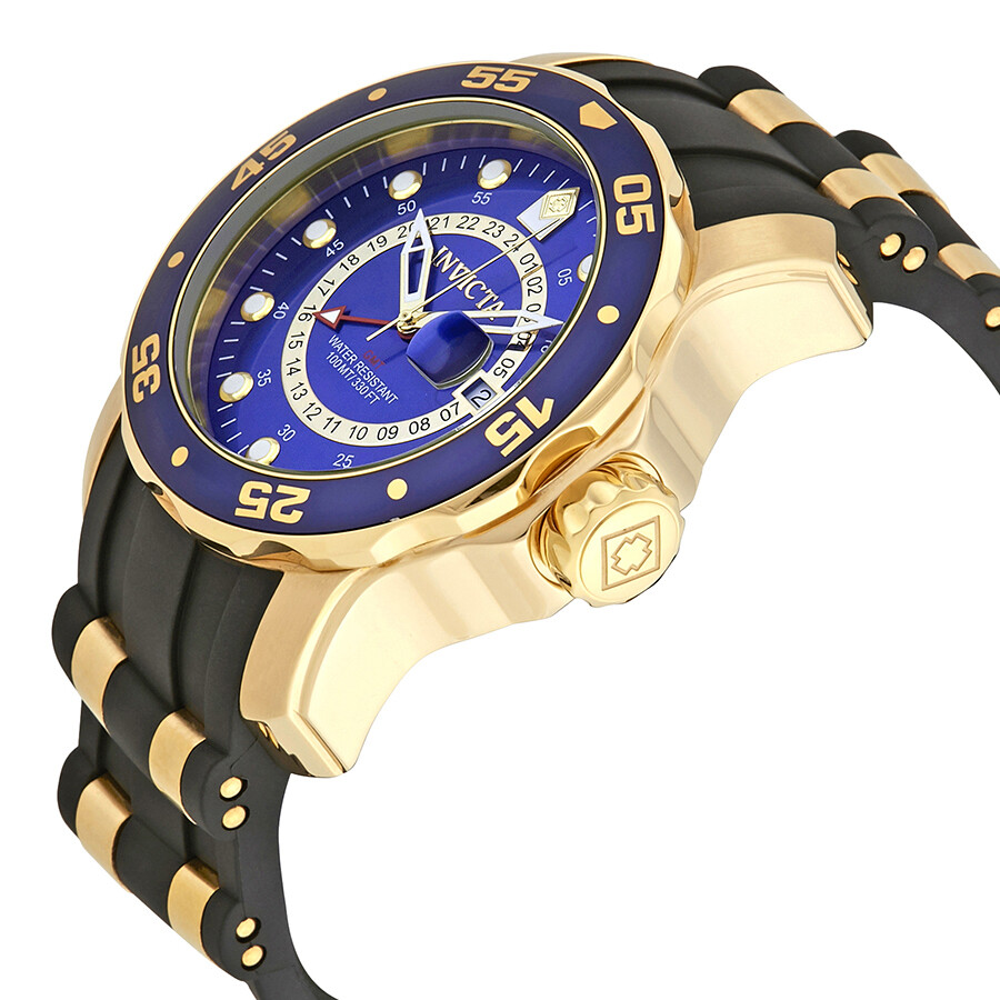 Invicta Pro Diver GMT Blue Dial Men's Watch 6993 843836069939 - Pro ...