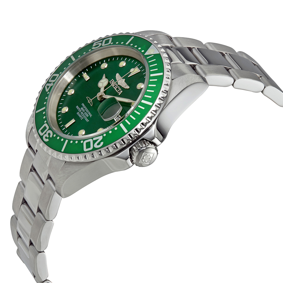 Invicta Pro Diver Quartz Green Dial Men's Watch 24947 886678301713 ...