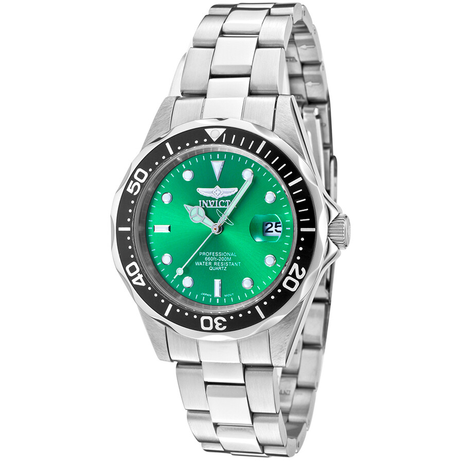 Invicta Pro Diver Green Dial Men's Watch 10667 886678106677 - Pro Diver ...