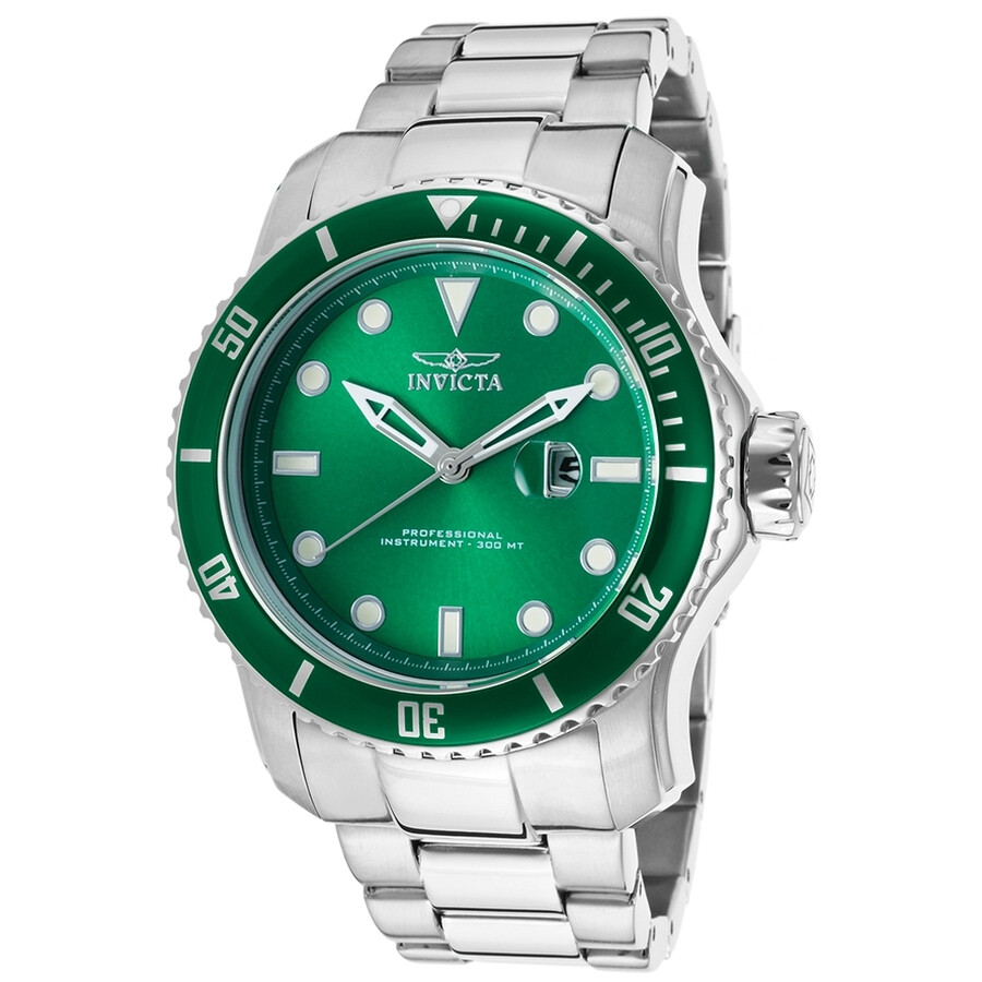 Invicta Pro Diver Green Dial Men's Watch 20096 886678248421 - Pro Diver ...