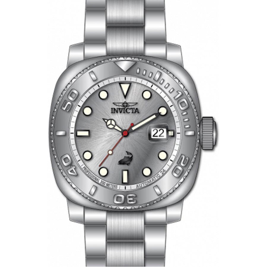 Invicta Pro Diver Grey Dial Stainless Steel Men's Watch 14482 ...