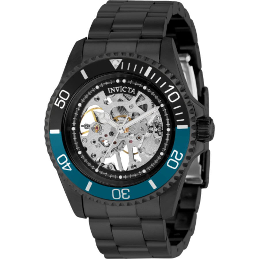 Invicta Pro Diver Hand Wind Skeleton Dial Batman Bezel Men's Watch ...