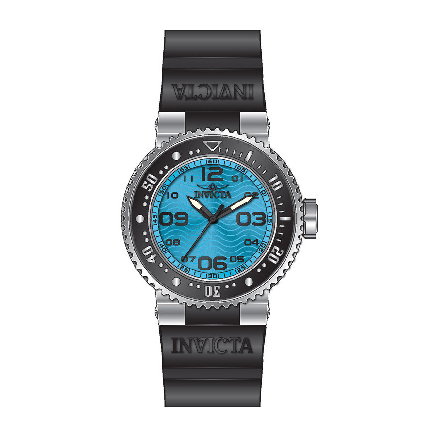 Invicta Pro Diver Ocean Voyage Lady Quartz Blue Dial Ladies Watch 37340 ...