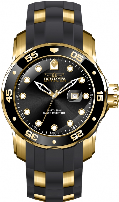 Invicta Pro Diver Quartz Black Dial Men's Watch 39097 886678529377 ...
