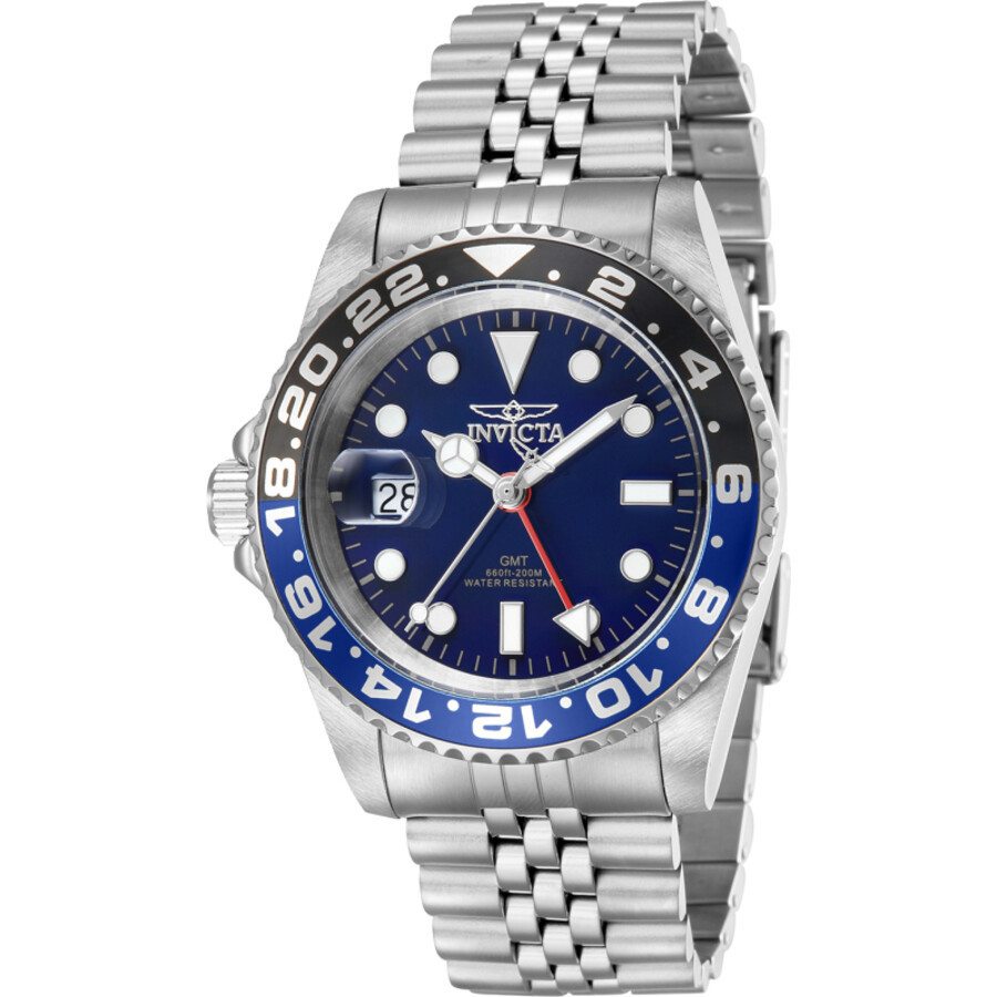 Invicta Pro Diver Quartz Blue Dial Batman Bezel Men's Watch 43970 ...