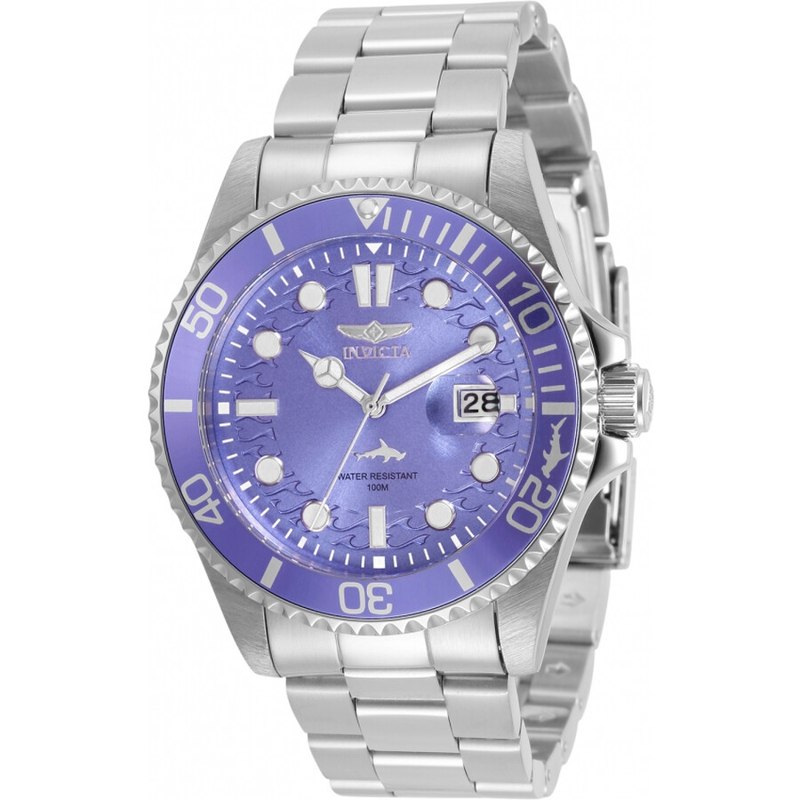 Invicta Pro Diver Quartz Light Purple Dial Ladies Watch 32058 ...