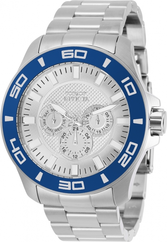 Invicta Pro Diver Quartz Silver Dial Stainless Steel Men's Watch 30946 ...