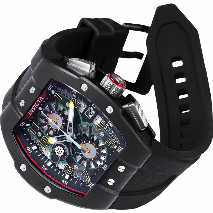 Invicta Racing Chronograph Quartz Black Dial Titanium Men's Watch 47191 ...