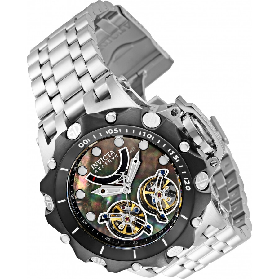 Invicta Reserve Automatic Black Dial Men's Watch 33547 886678398263 ...