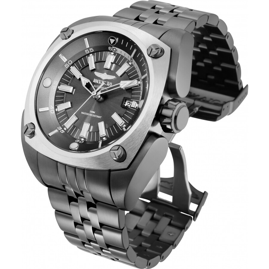 Invicta Reserve Automatic Charcoal Dial Men's Watch 32067 886678378159 ...