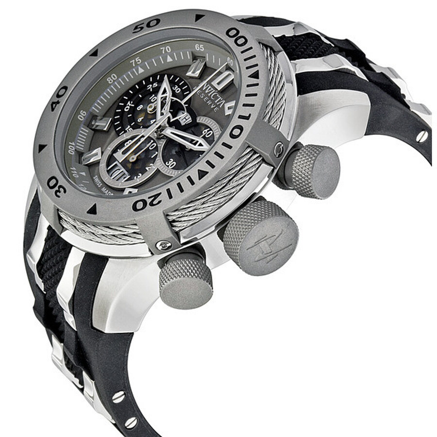 Invicta Reserve Bolt II Chronograph Gray Dial Men's Watch 0981 ...