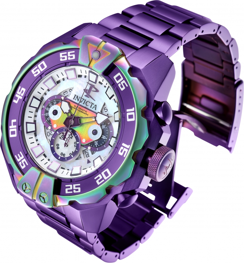 Invicta Reserve Chronograph Automatic White Dial Men's Watch 40198 ...