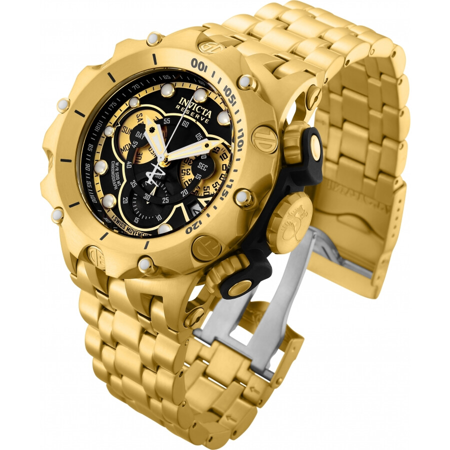 Invicta Reserve Chronograph Quartz Black Dial Men's Watch 27794 ...
