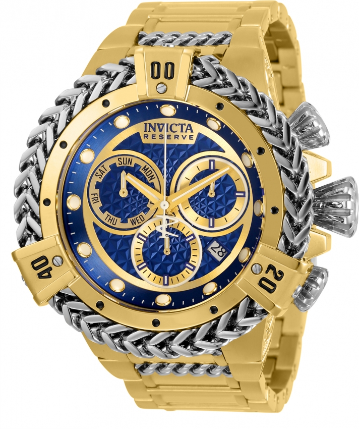 Invicta Reserve Chronograph Quartz Blue Dial Men's Watch 30544 ...