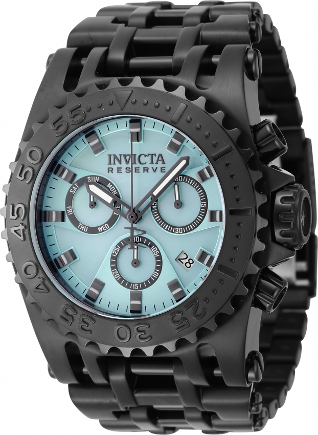 Invicta Reserve Chronograph Quartz Turquoise Dial Men's Watch 45930 ...