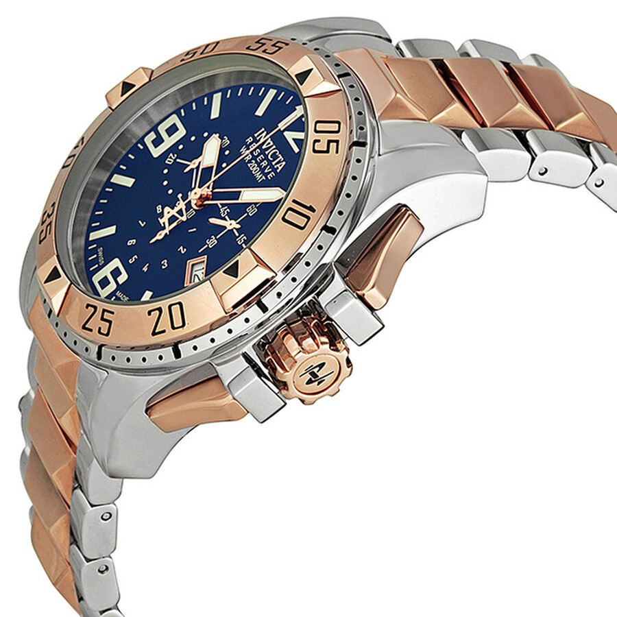 Invicta Reserve Excursion Black Dial Two-tone Men's Watch 0204 ...
