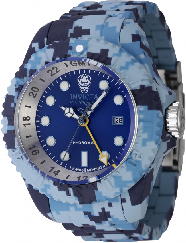 Invicta Reserve GMT Date Quartz Blue Dial Men's Watch 45940 ...