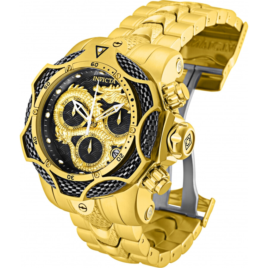 Invicta Reserve Gold Dragon Chronograph Quartz Men's Watch 31520 ...